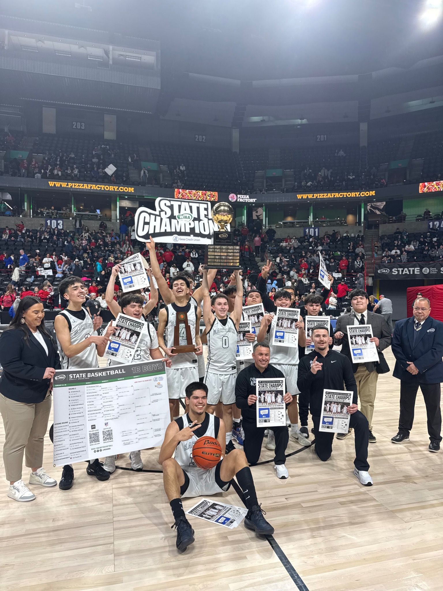 Jerome Toby: Lummi Boys Basketball Back-To-Back State Champs | 1170 KPUG-AM